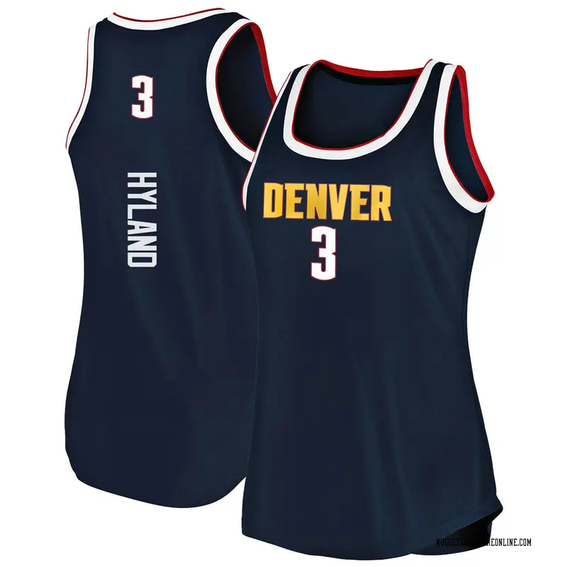 Denver Nuggets Fast Break Navy Bones Hyland 2019/20 Tank Jersey - Icon ...